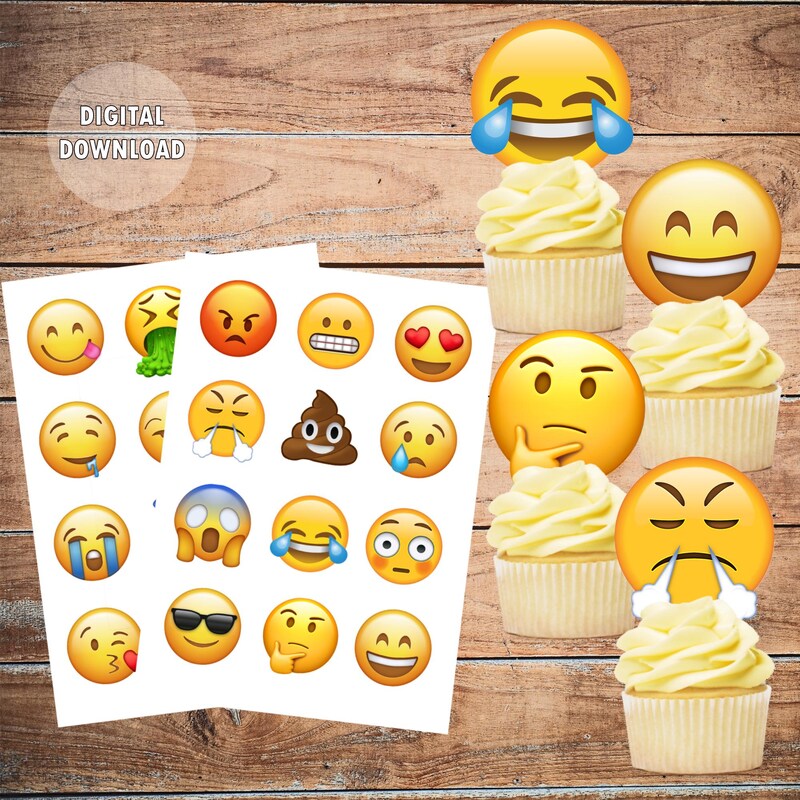 Emoticons Topper - Etsy