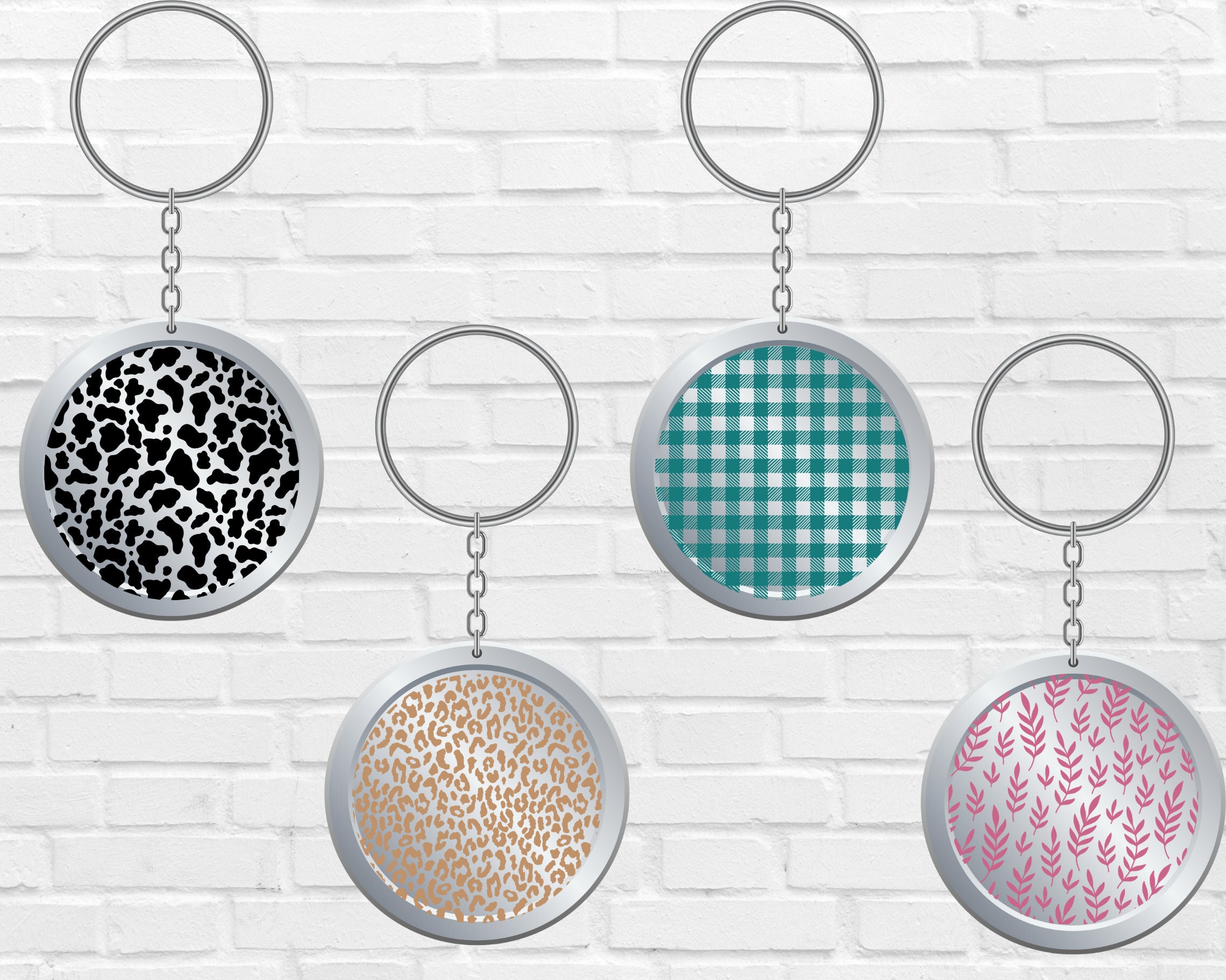 Keychain Svg, Keychain Svg Bundle, Round Keychain Svg, Keychain Svg ...