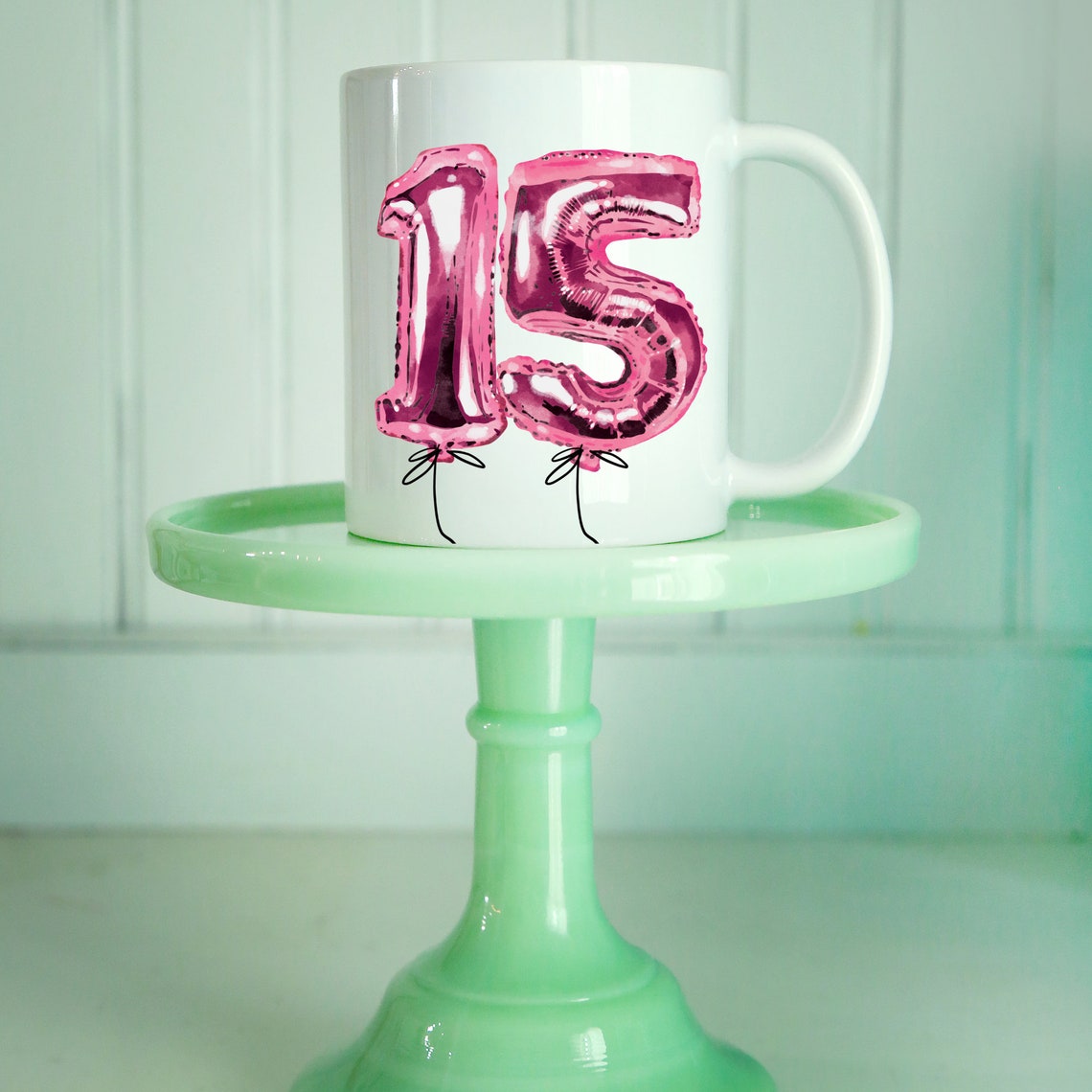 15th Birthday Cup, 15th Birthday Mug, 15th Birthday Gift Idea, Co ...