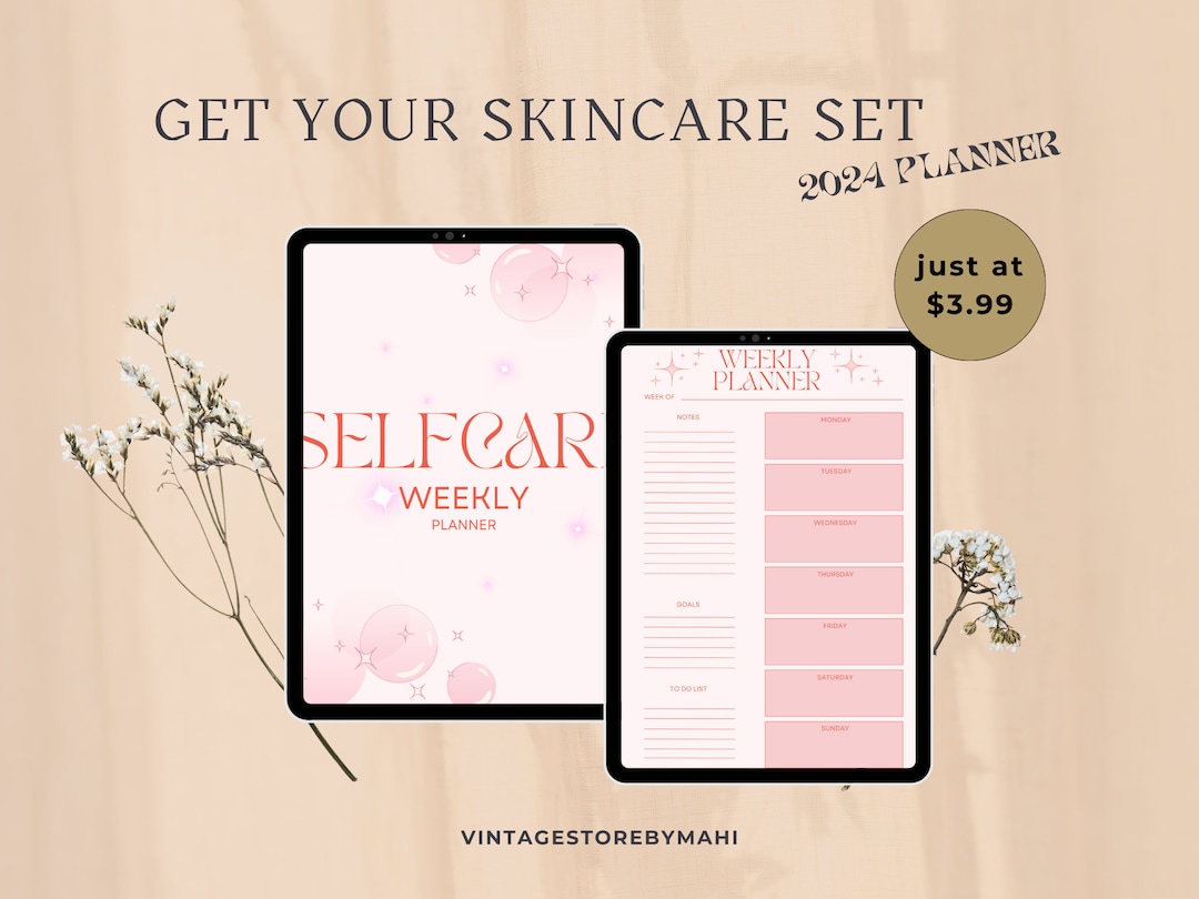 Self Care 2024 Plannner| Weekly Planner|buy It Asap - Etsy