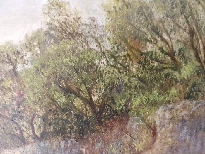 Brian Babinski (20th Century) - Realistic Mountainous River Landscape ...