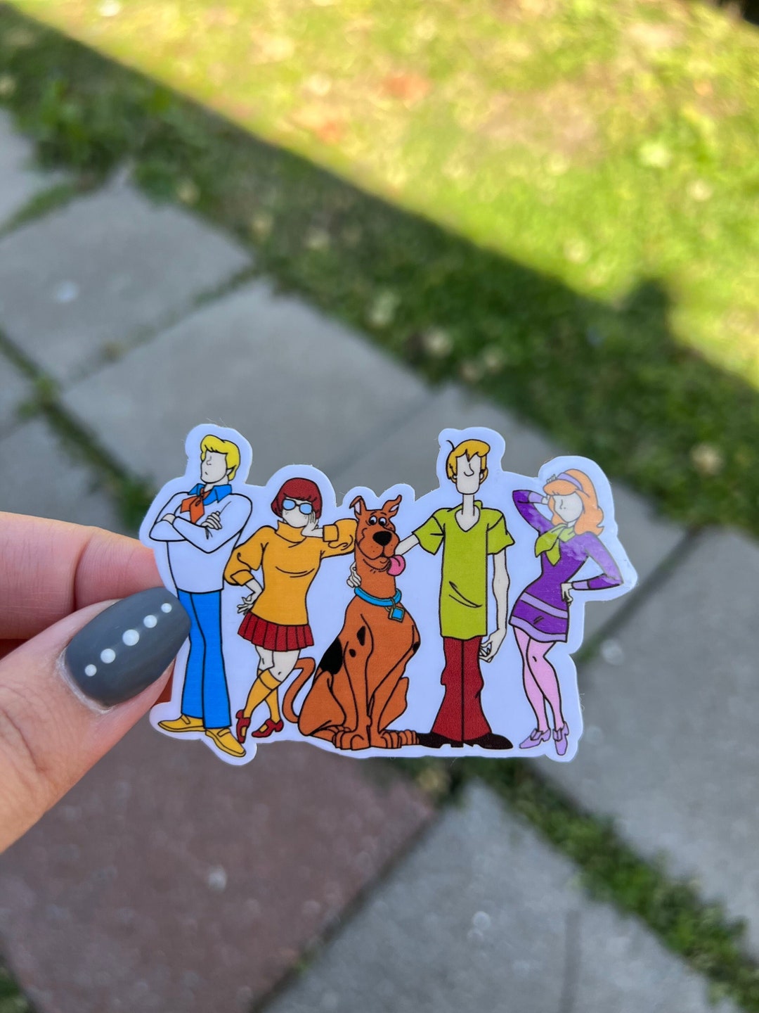 Scoob & Gang Inspired Decal/ Holographic Sticker - Etsy