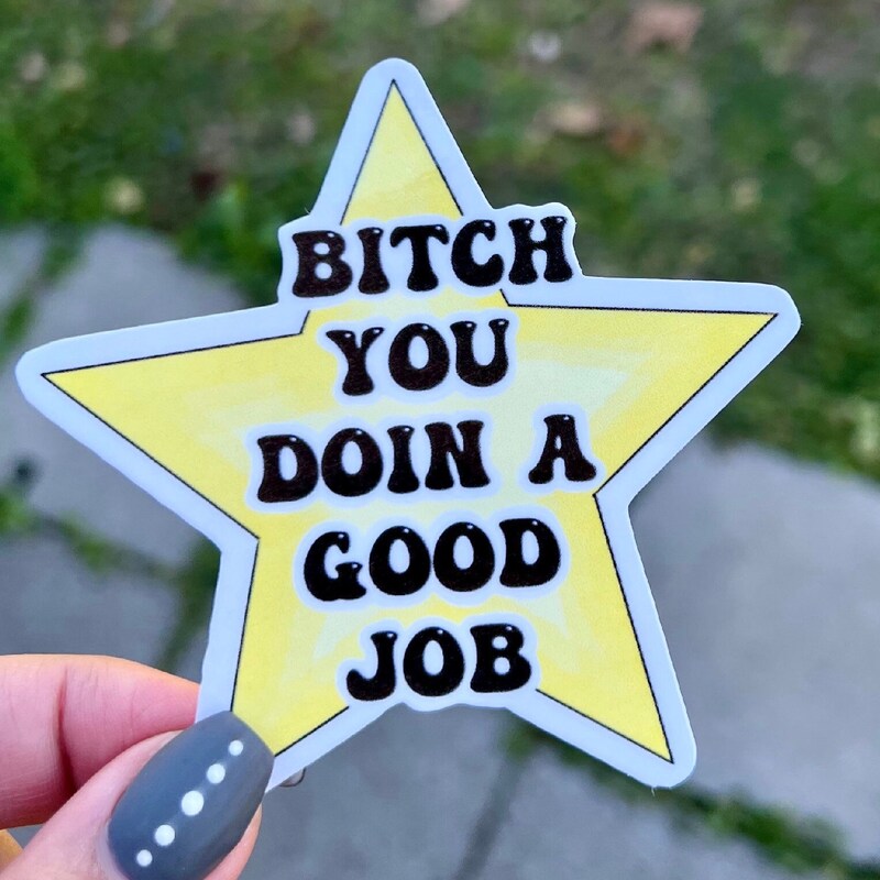 Good Job Stickers - Etsy
