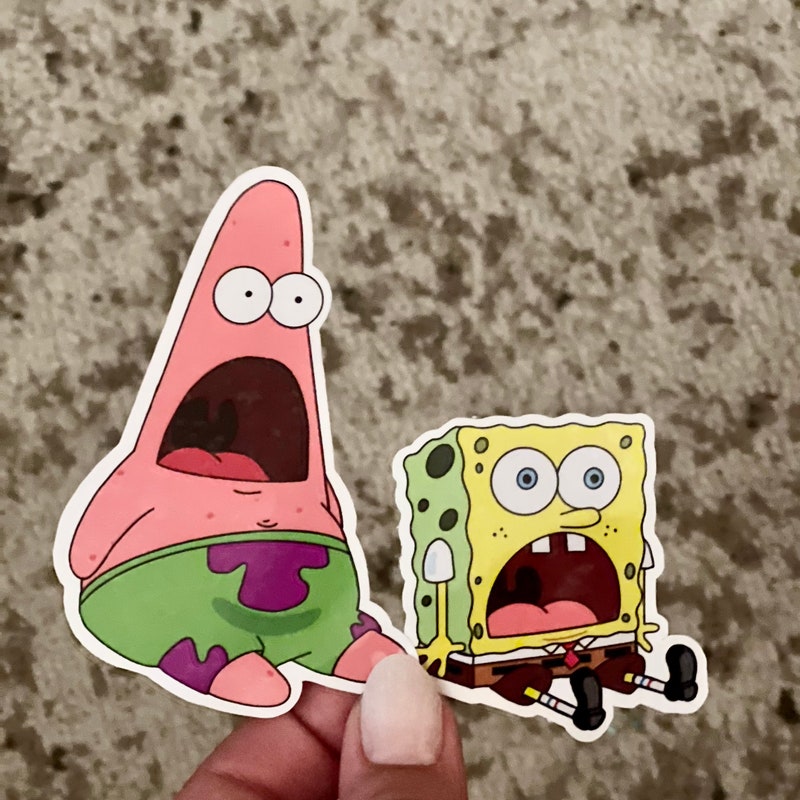 Spongebob Stickers - Etsy