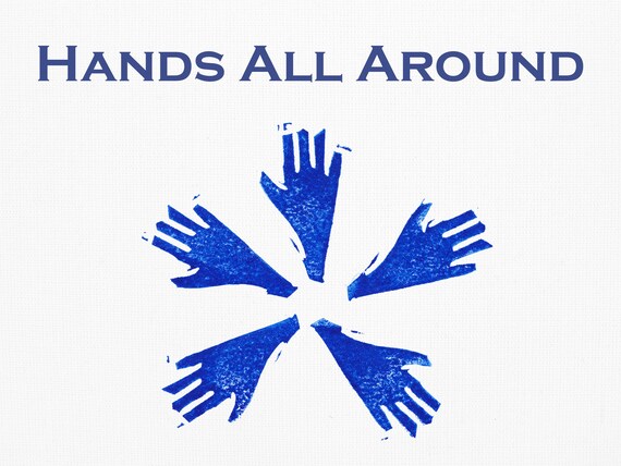 Hands All Around 1.1 print A Quilting Miscellany - Etsy