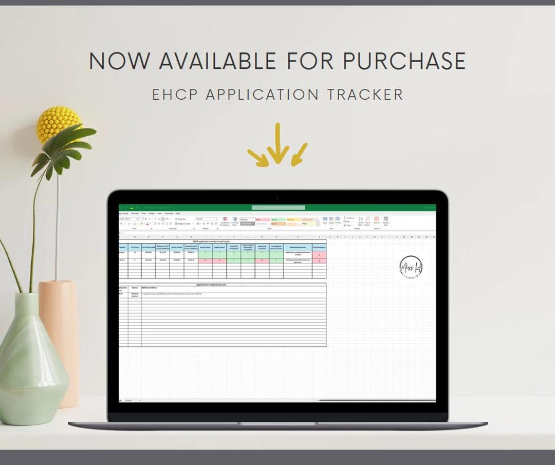 EHCP Excel Tracker - Etsy