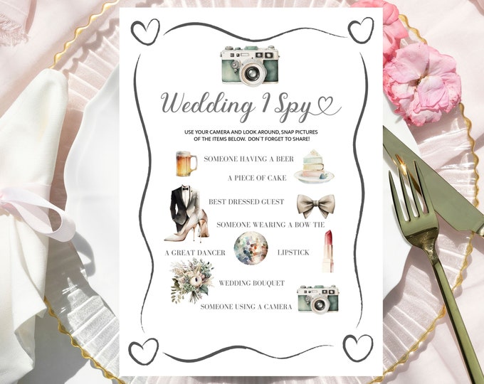 Wedding Table Trivia Set 4 Pack Wedding Games Table Conversation ...