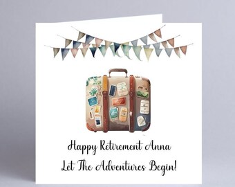 Personalised Retirement Card-congratulations on Your Retirement-good ...