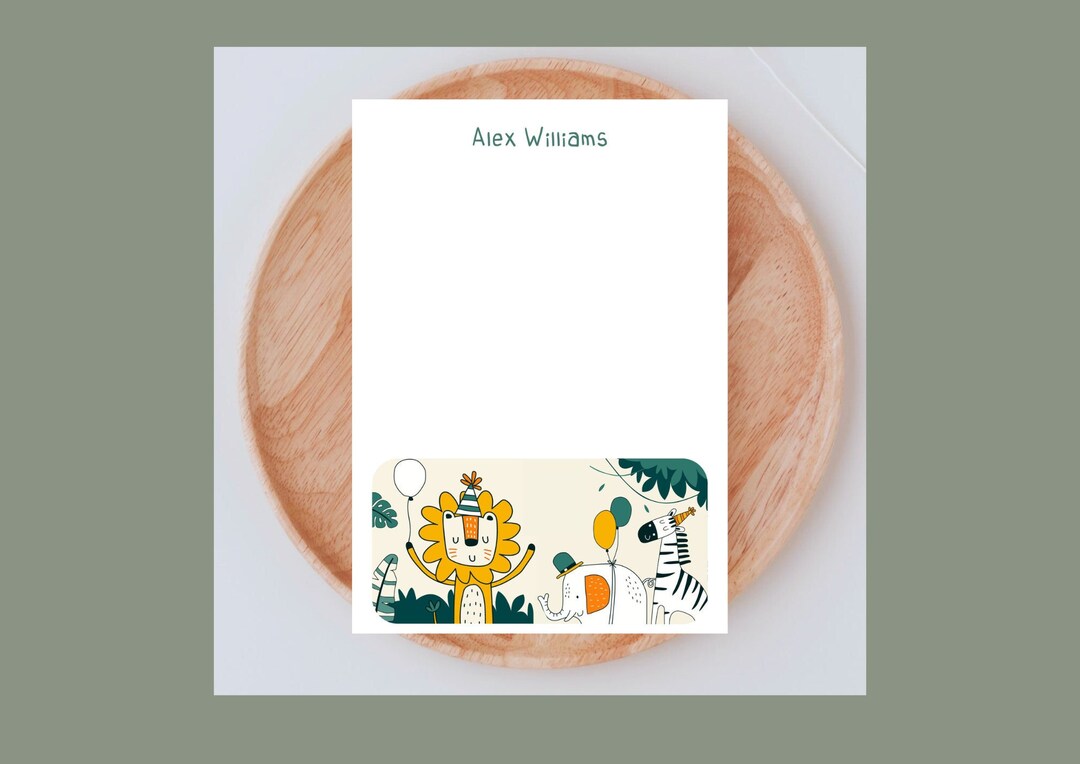 Children's Writing Paper Set, Kids Writing Paper Sheets, Children's ...