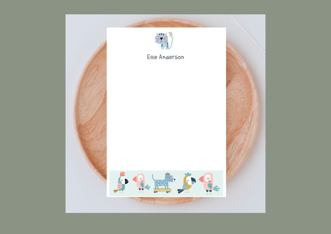 Children's Writing Paper Set, Kids Writing Paper Sheets, Children's ...