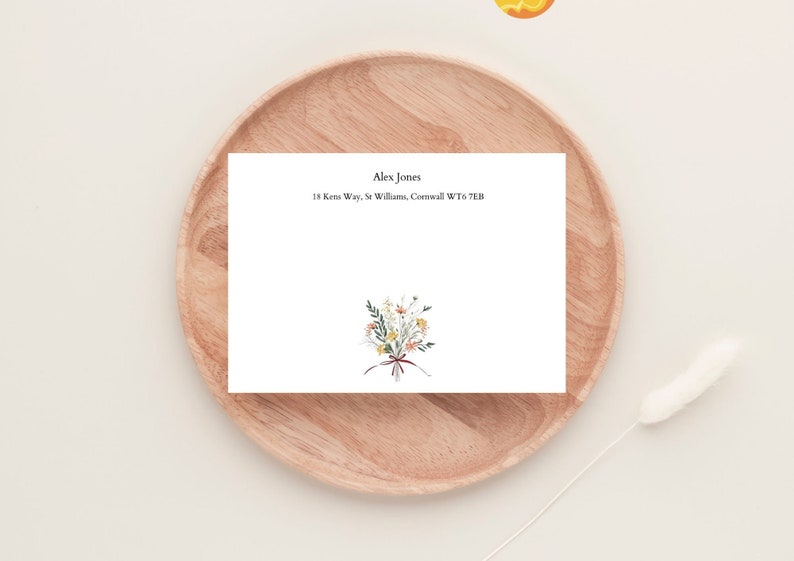 Watercolour A6 Flat Notelets, Personalised Flat A6 Note Cards ...