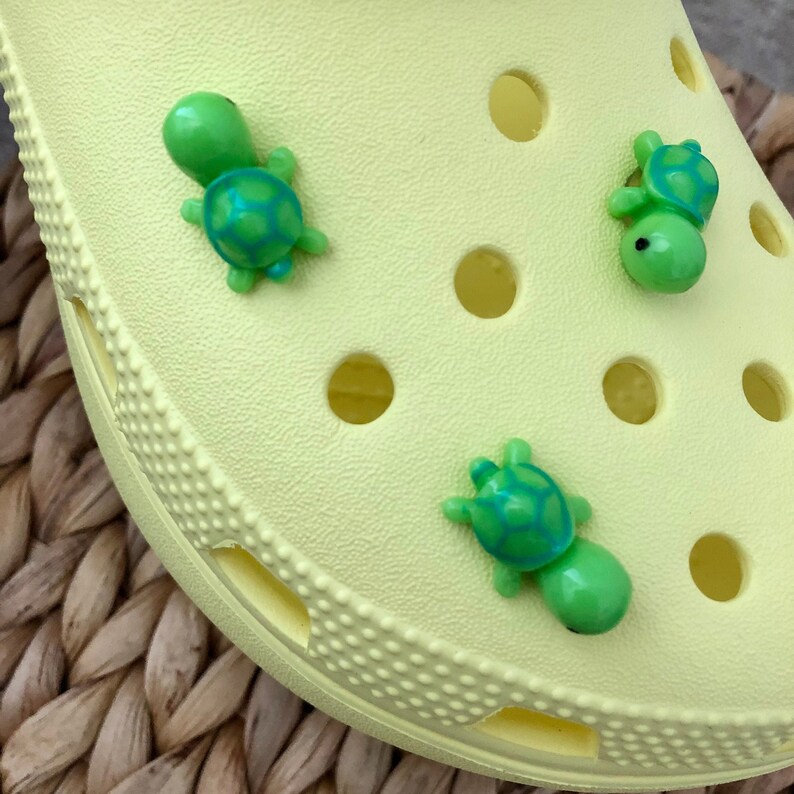 Baby Turtle Croc Charm - Etsy UK
