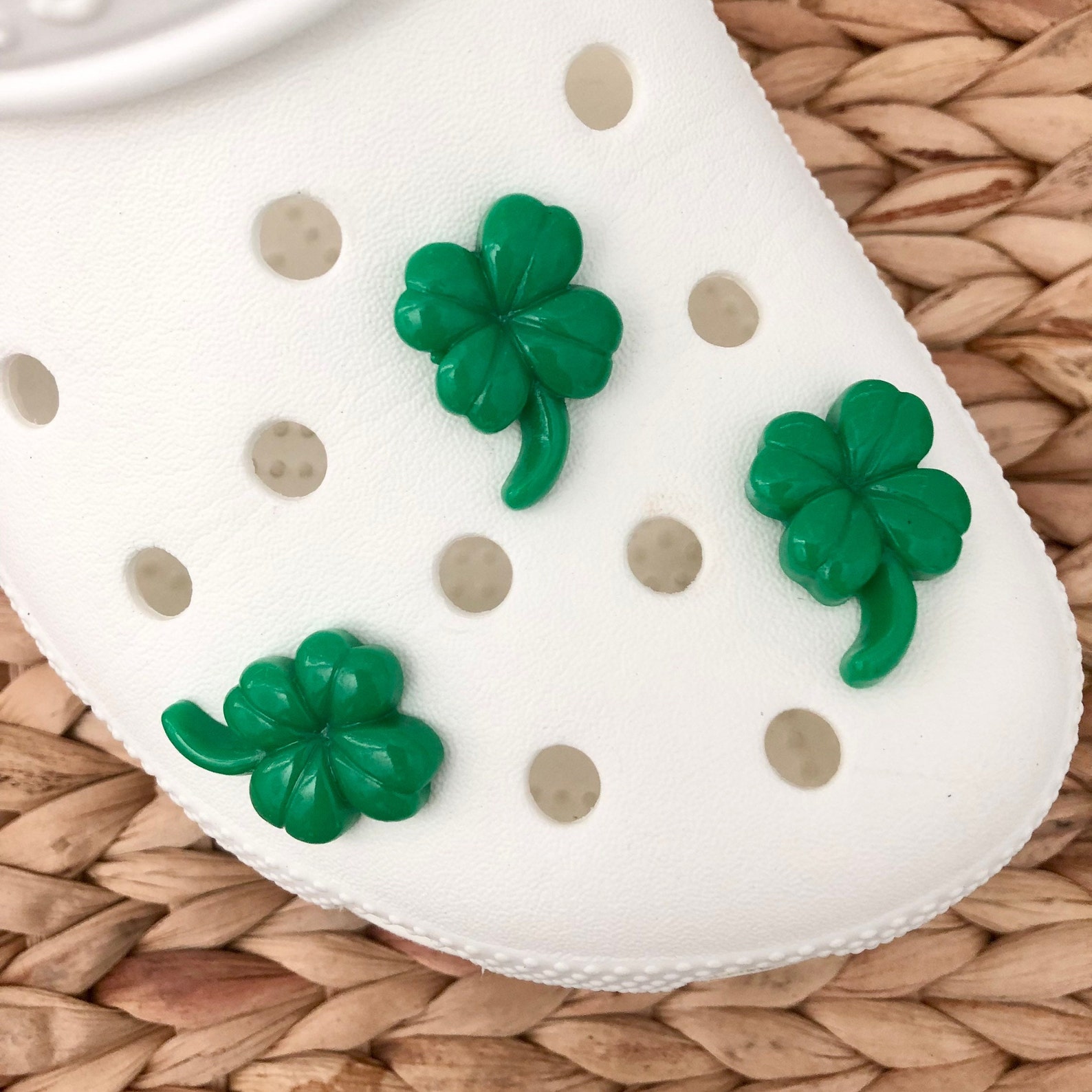 Four Leaf Clover / Lucky Charm Croc Charm - Etsy
