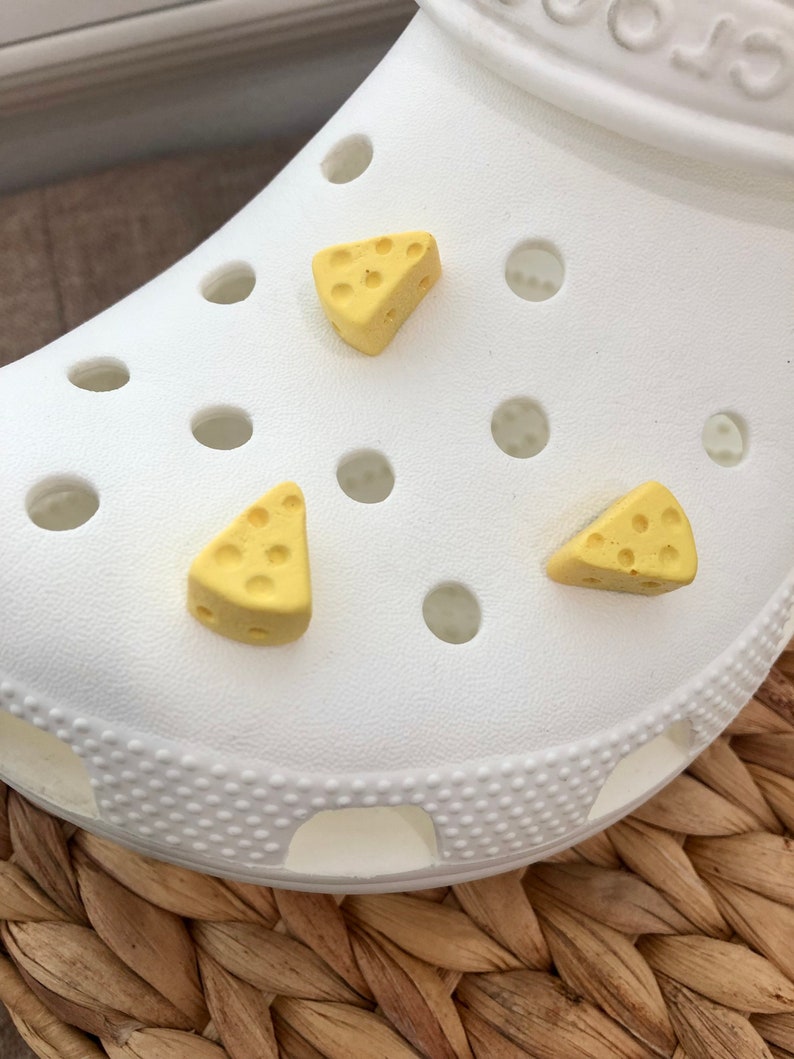 Chunky Cheddar Cheese Croc Charm - Etsy