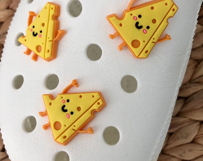 Woohoo Cheese Croc Charm - Etsy