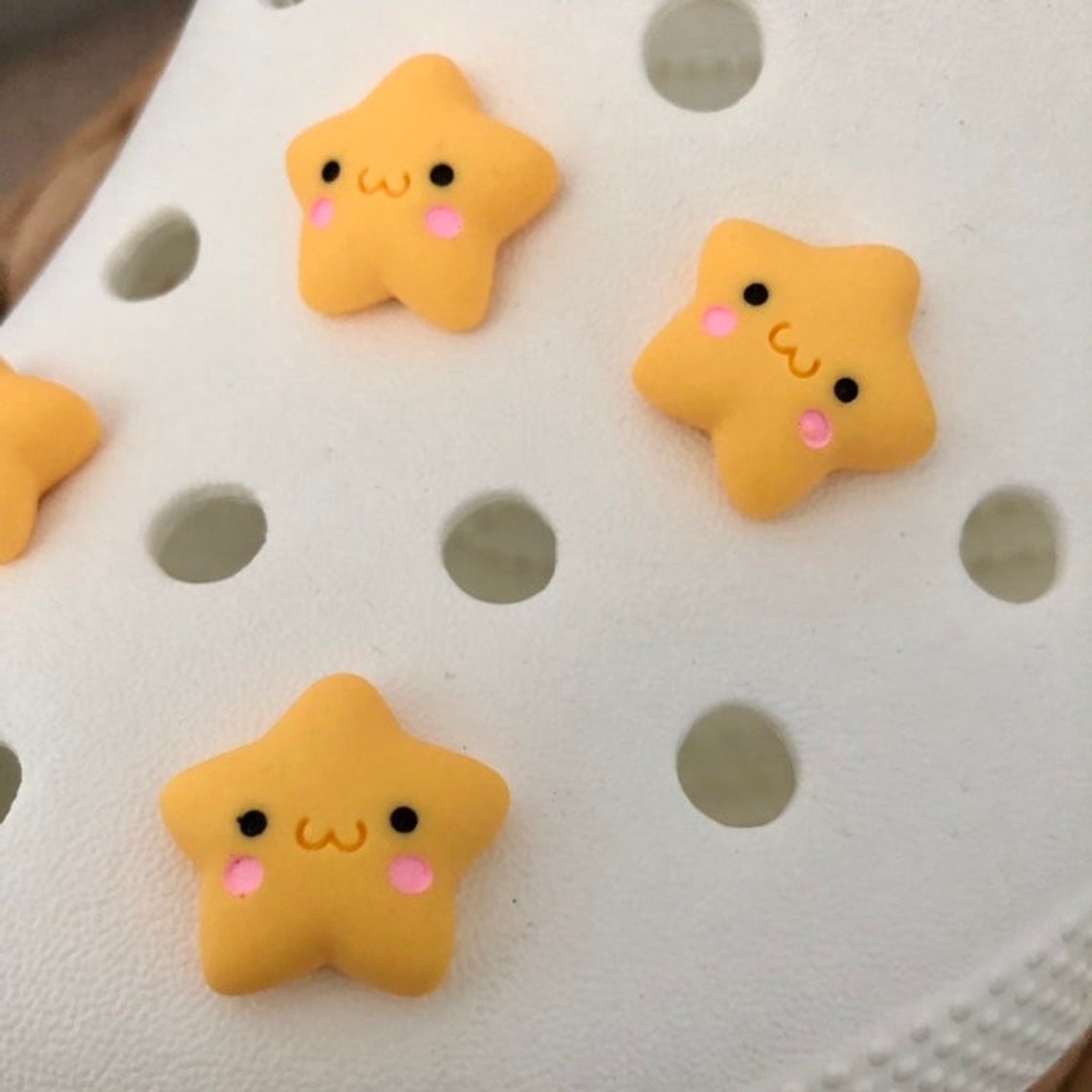 Happy Star Croc Charms - Etsy