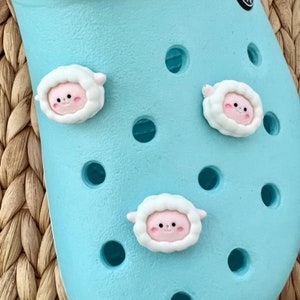 Fluffy Lamb Croc Charm - Etsy