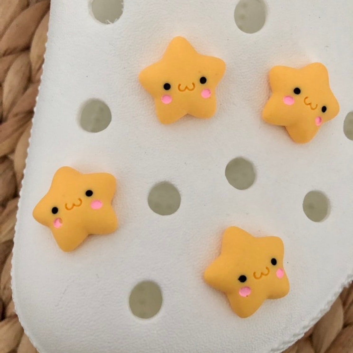 Happy Star Croc Charms - Etsy