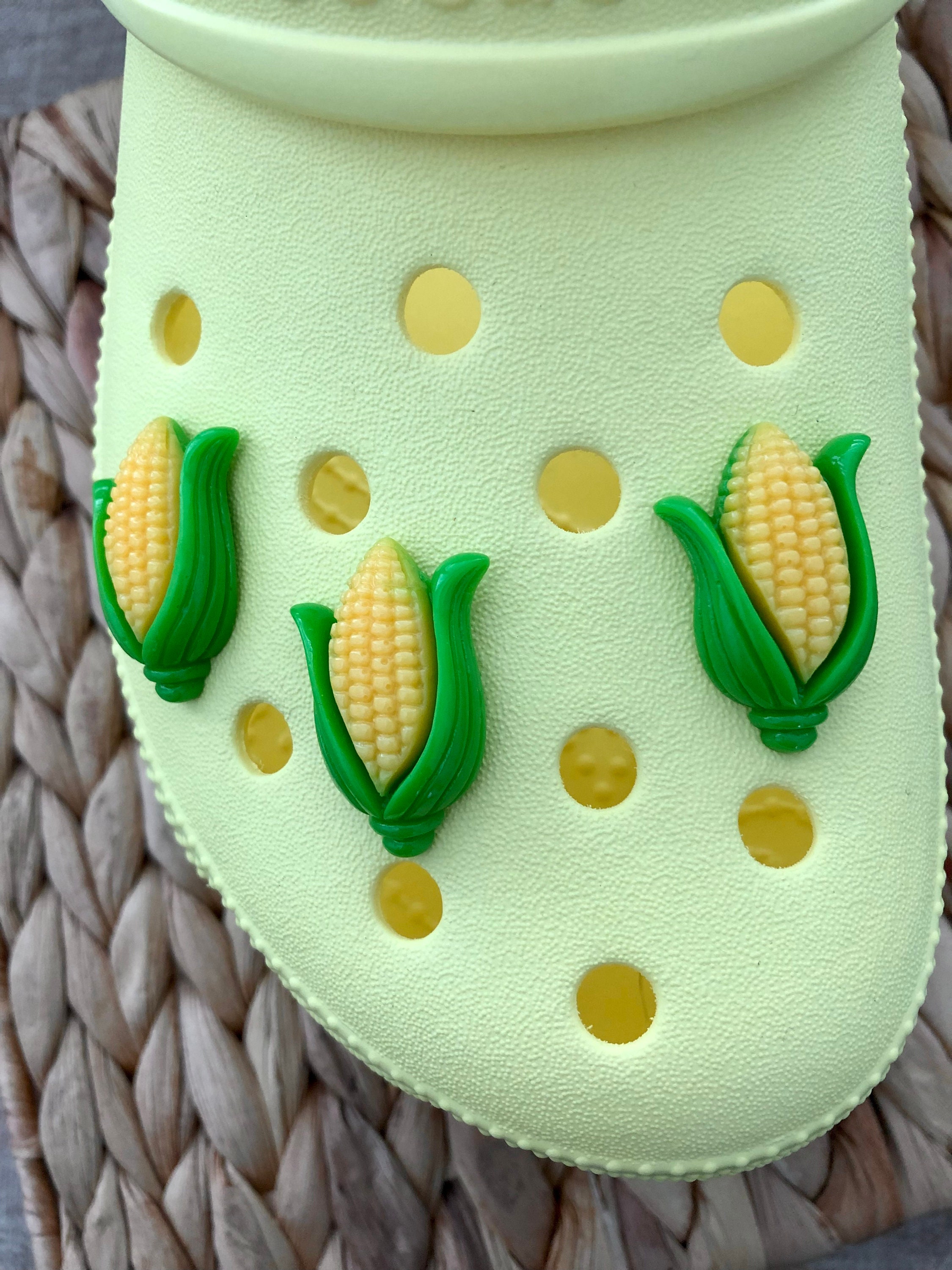 Sweet Corn Croc Charm - Etsy