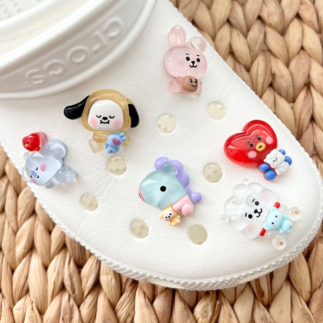 Shiny BTS BT21 Character Couples Croc Charms - Etsy UK