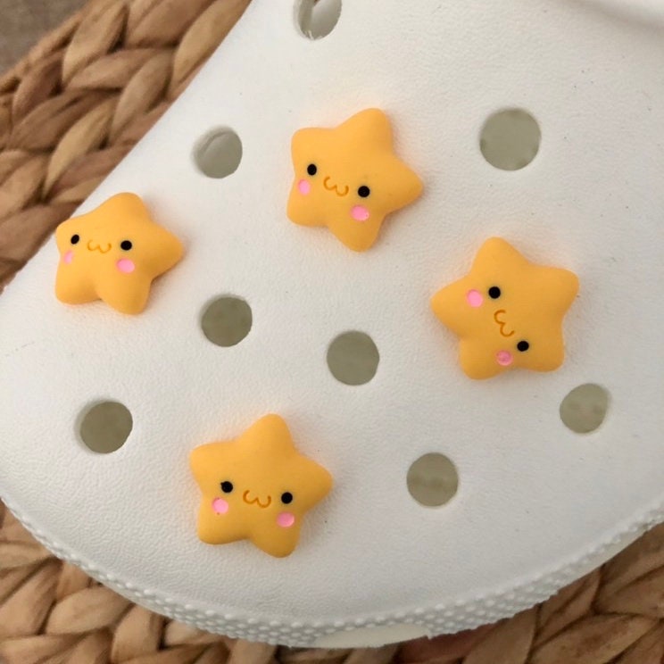 Happy Star Croc Charms - Etsy