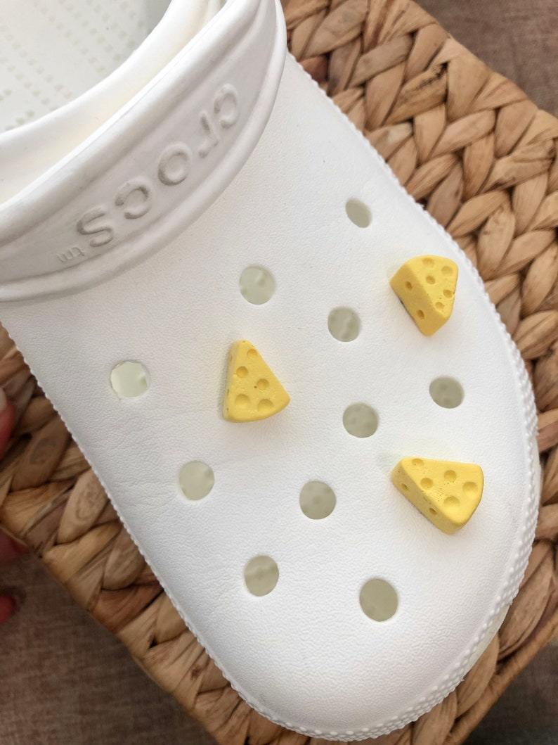 Chunky Cheddar Cheese Croc Charm - Etsy
