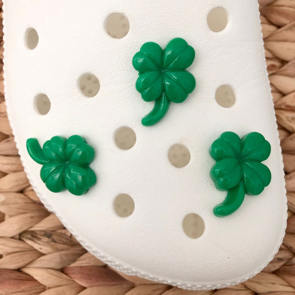 Four Leaf Clover / Lucky Charm Croc Charm - Etsy