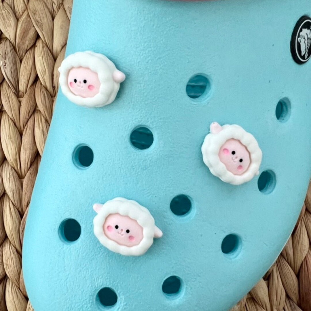 Fluffy Lamb Croc Charm - Etsy