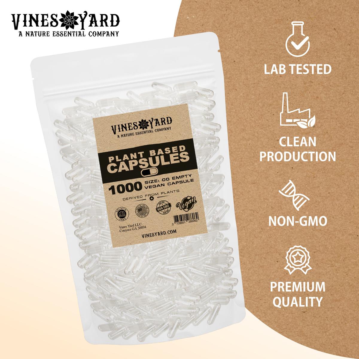 Plant Based Empty Capsules, Size 00, (1000 or 5000 Count), Vegan - Etsy
