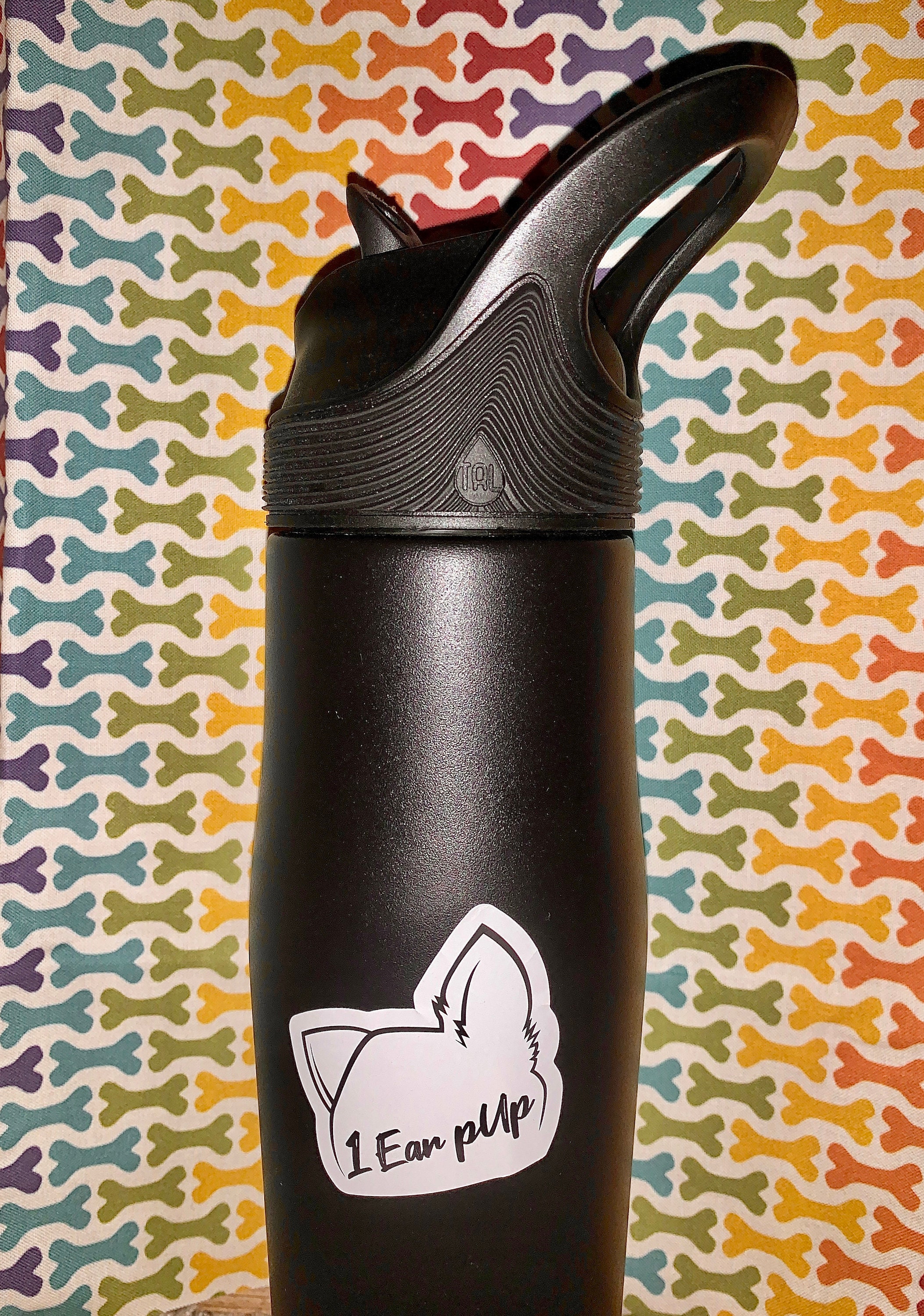 Stickers, Dog Stickers, Logo Stickers, 1 Ear Pup Sticker, Laptop ...