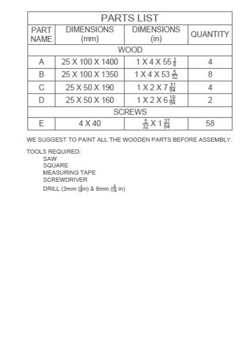 Sandbox PDF File ( Step by Step & Part List ) - Etsy
