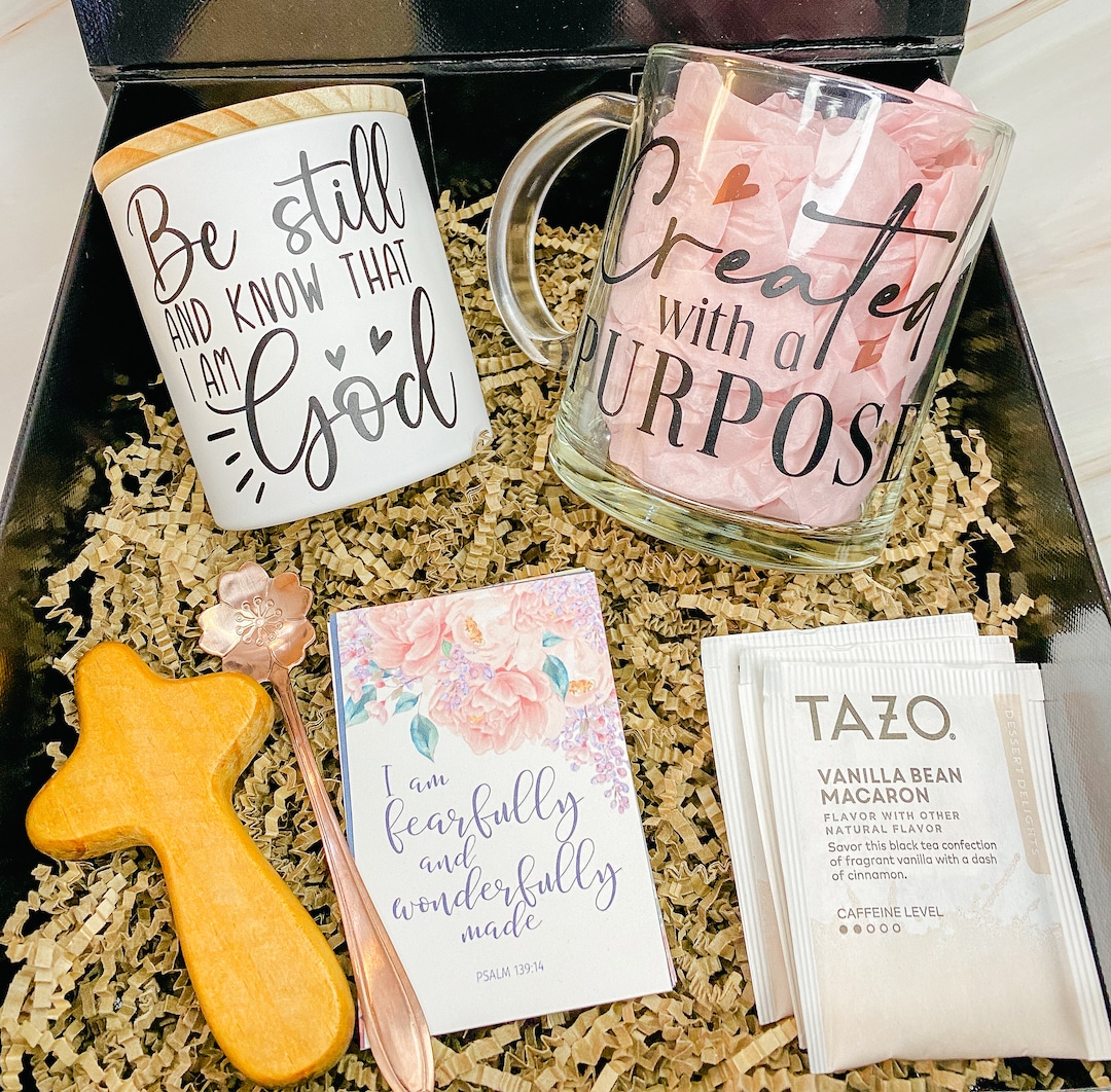 Prayer Gift Box Christian Care Package Scripture Faith Set Religious ...