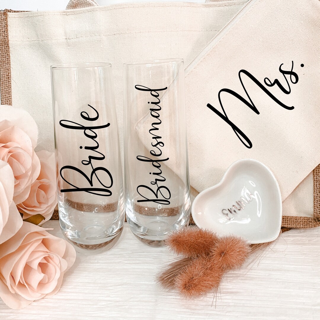 Custom Champagne Flutes Personalized Champagne Glasses Custom Stemless ...