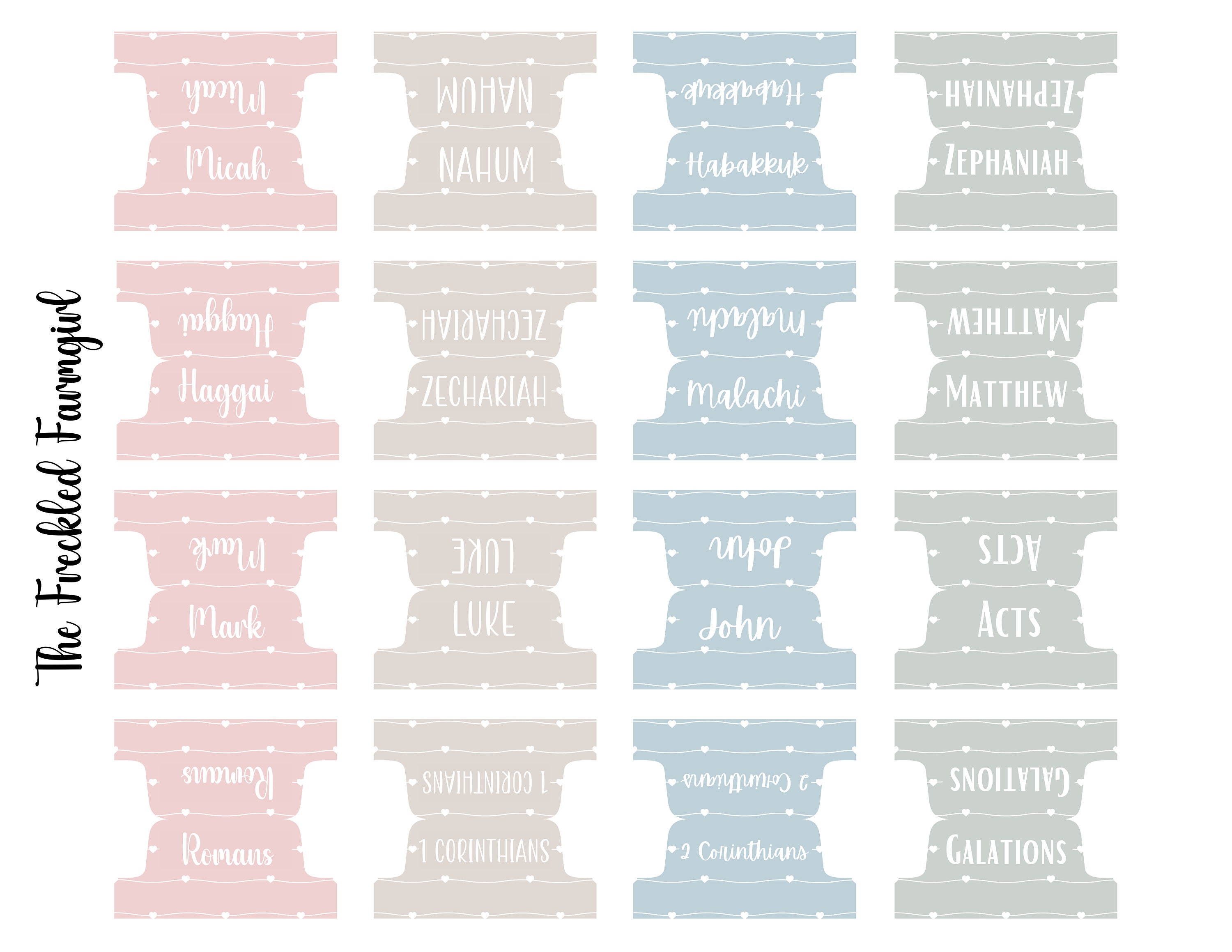 Bible Tabs Laminated Bible Tabs Neutral Bible Tabs Bible Journaling ...