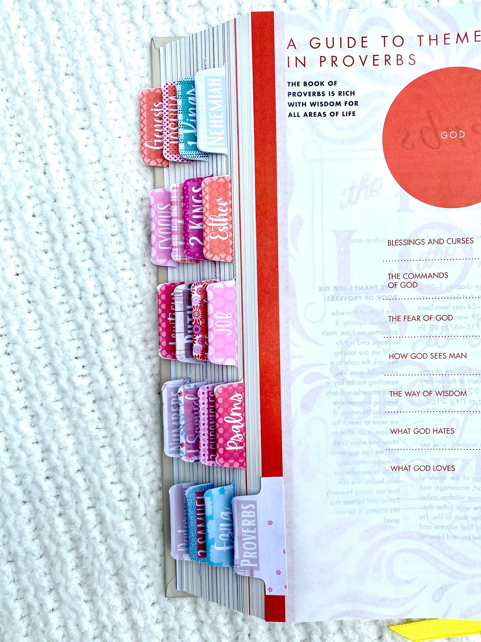 Bible Tabs Laminated Bible Tabs Bright Bible Tabs Bible Journaling Tabs ...