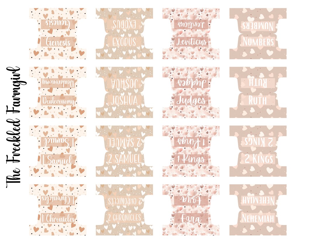 Bible Tabs Laminated Bible Tabs Neutral Bible Tabs Bible Journaling ...