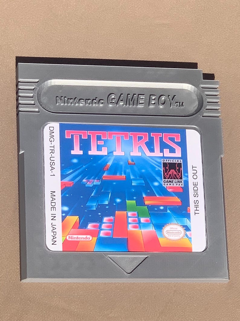Giant Gameboy Cartridge Tetris, Wall Decor Gift Idea Retro Gaming - Etsy
