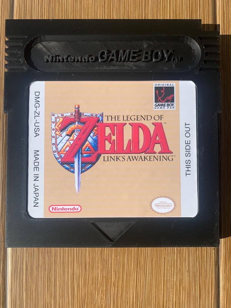 Giant Gameboy Cartridge Legend of Zelda: Links Awakening, Wall Decor ...