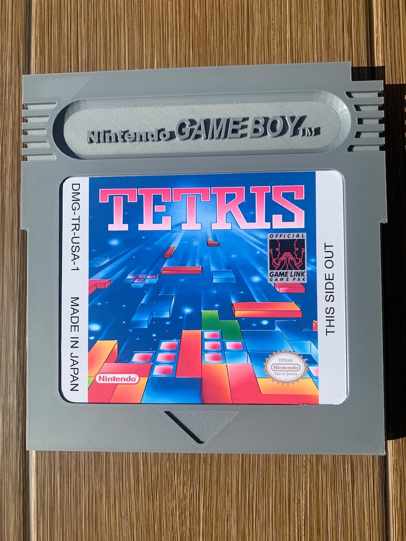 Giant Gameboy Cartridge Tetris, Wall Decor Gift Idea Retro Gaming - Etsy