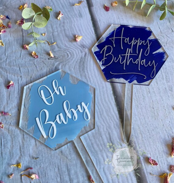 Acrylic Cake Toppers Wedding Cake Toppers Cake Toppers - Etsy