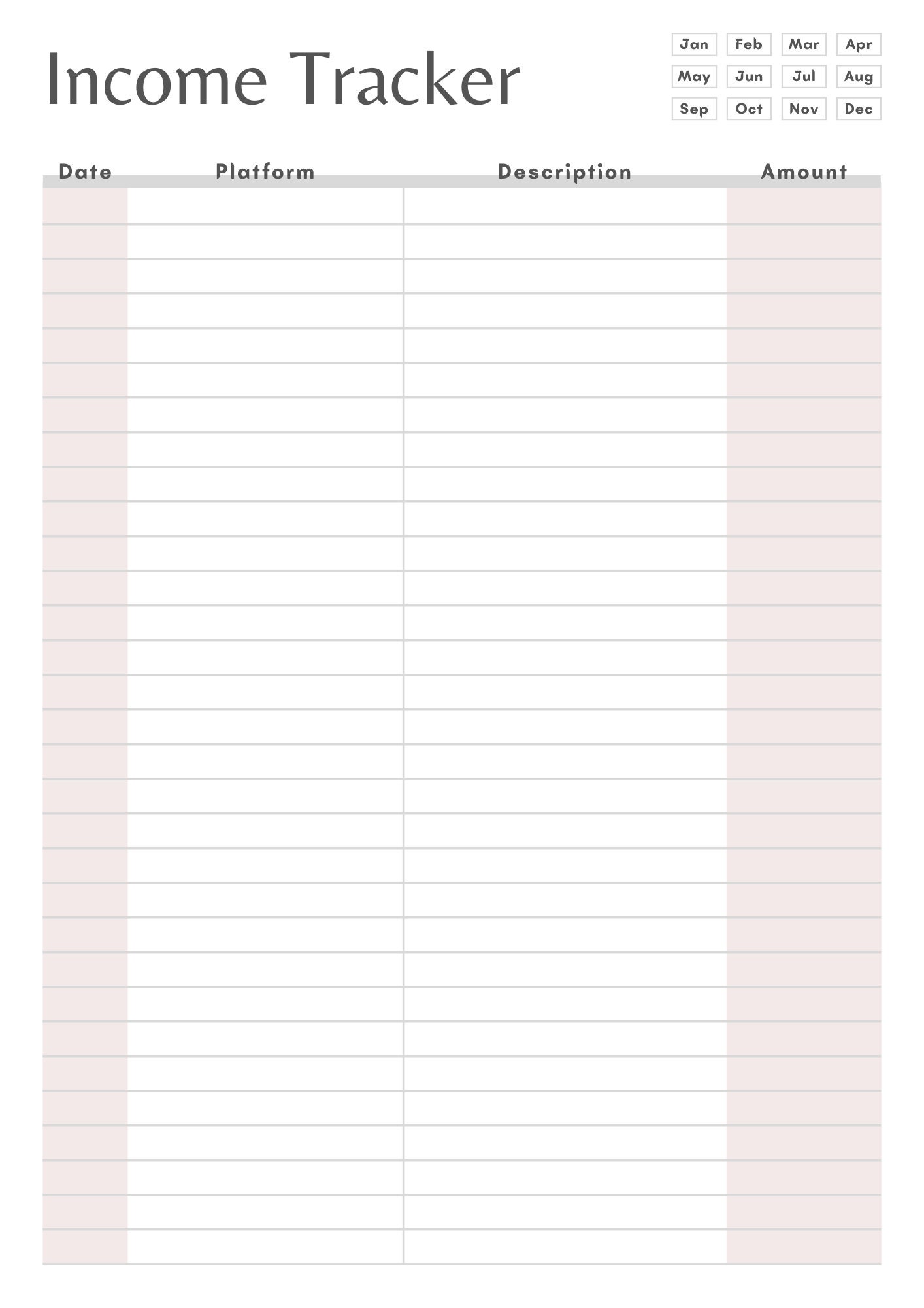 Content Planner Social Media Tracker Content Printable Editable Sheets ...