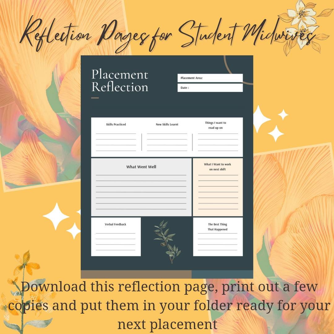 Student Midwife Placement Reflection Download - Etsy Australia