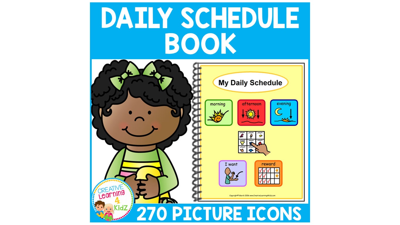 Daily Schedule Book 270 Picture Icons Autism Boardmaker PCS - Etsy Canada