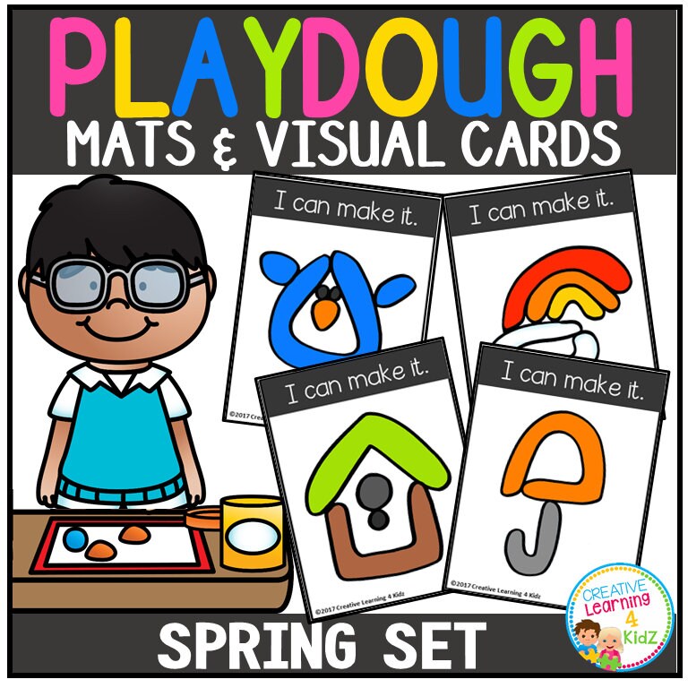 Playdough Mats & Visual Cards: Seasons Bundle - Etsy Canada