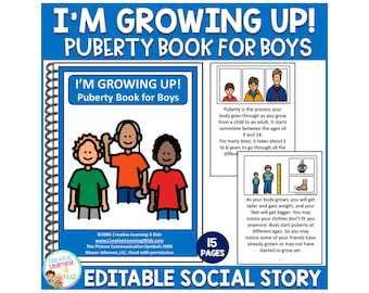 Going Through Puberty Social Story - Etsy UK