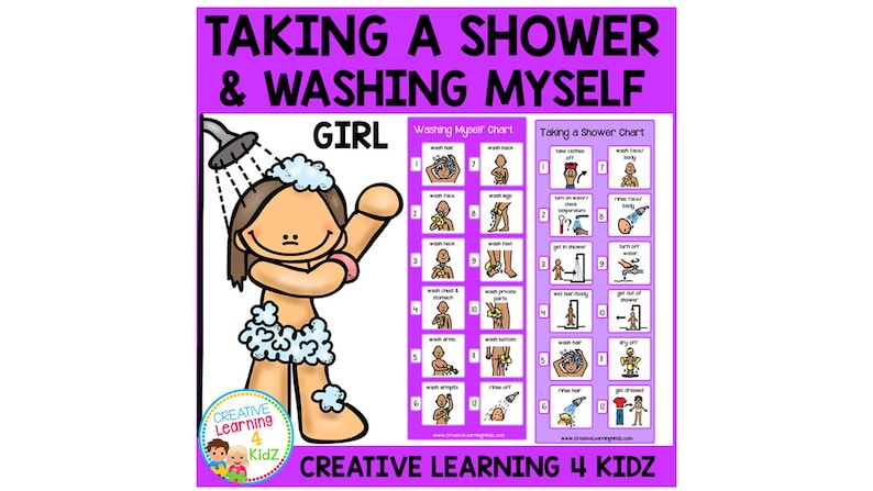Hygiene Charts Bundle Daily Living Skills - Etsy