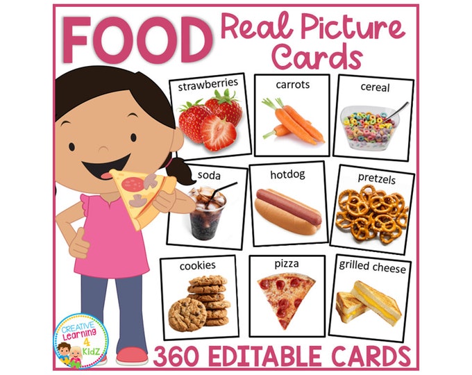 Digital Download Food Choice Board, Menu, Visual, Autism, Adhd, Speech ...