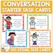 Conversation Starters Visual Task Cards Social Skills - Etsy