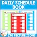 Daily Schedule Book 270 Picture Icons Autism Boardmaker PCS - Etsy Canada