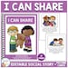 Social Story I Can Share (editable) Book Special Education Autism PCS ...